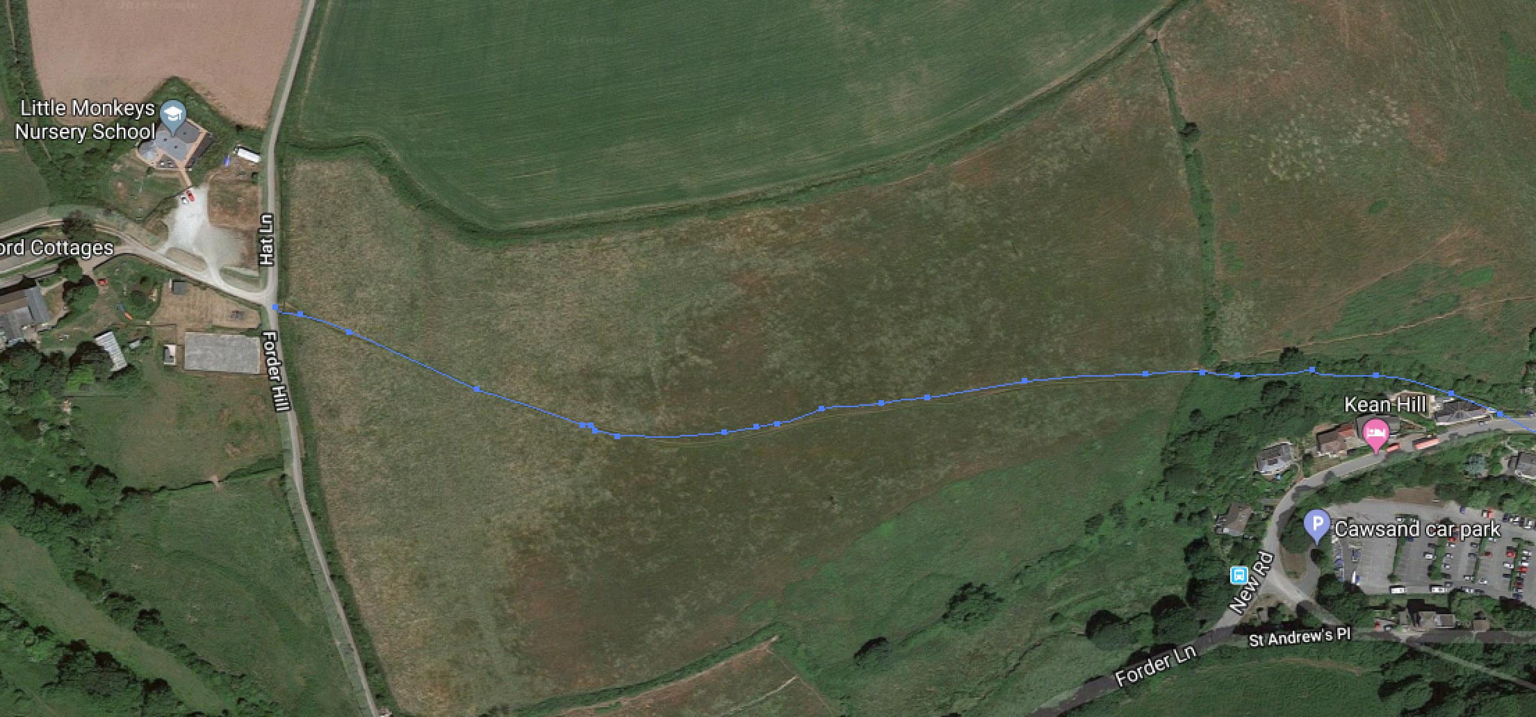 Map from party venue to Cawsand village – Renske & Chris Wedding Bits ...